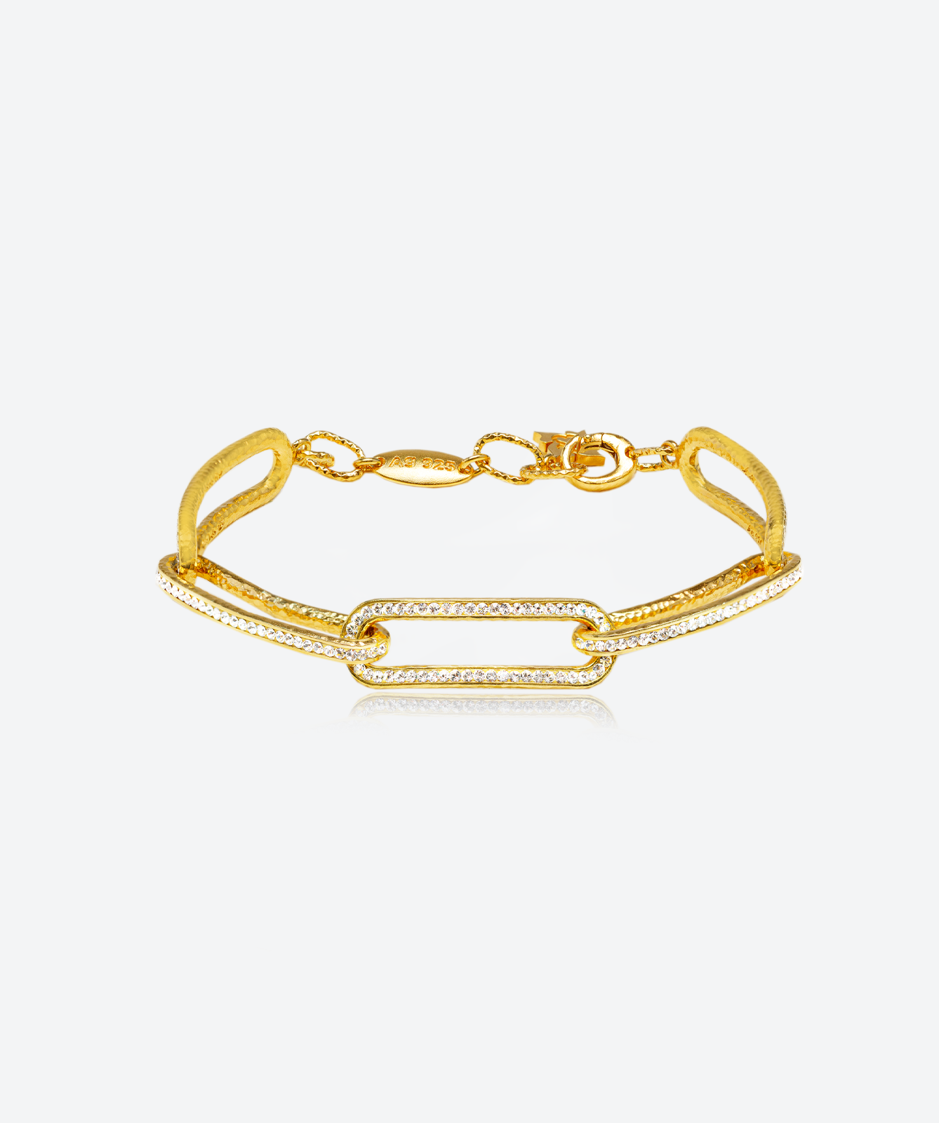 Timeless Elegant Crystal Link Bracelet – La Costa